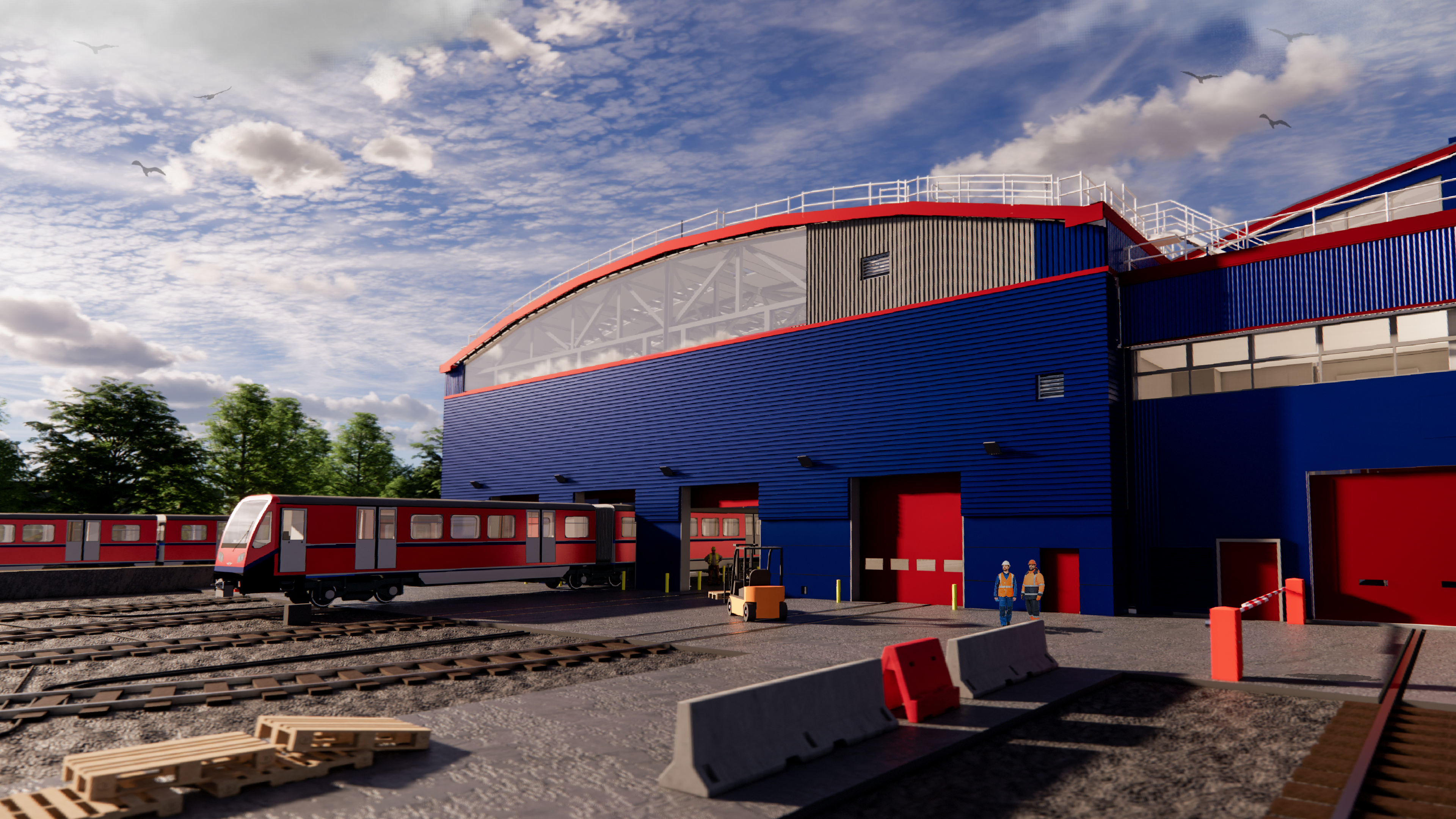 Beckton DLR Depot, Maintenance Facility Building (MFB) | RPS